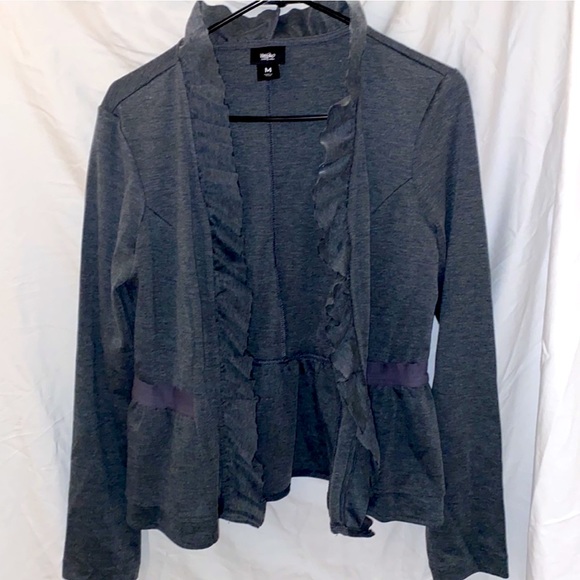 Mossimo Supply Co. | Jackets & Coats | Mossimo Cardigan With Ruffle ...